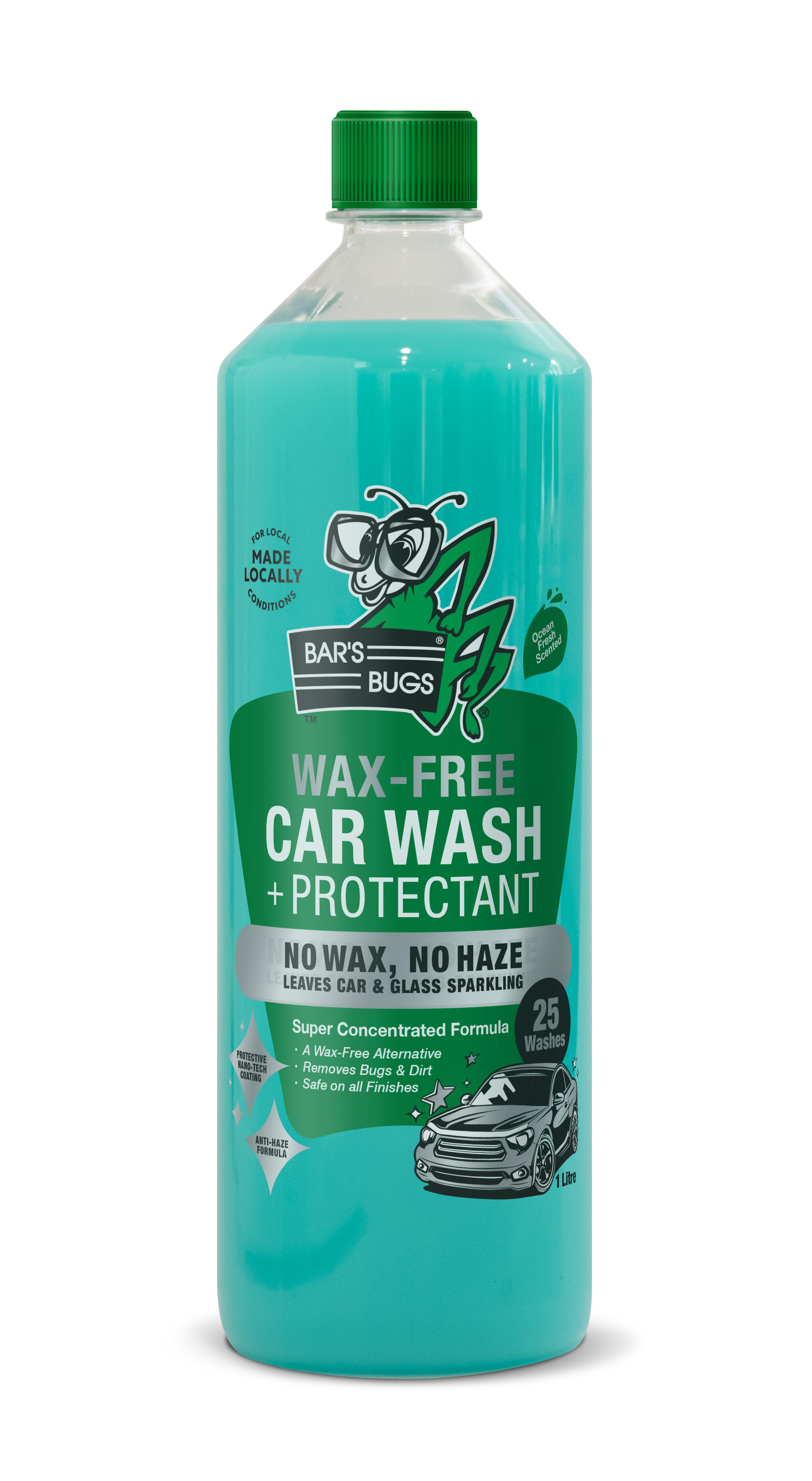 Wax-Free Car Wash and Protectant | Bar's Bugs Australia